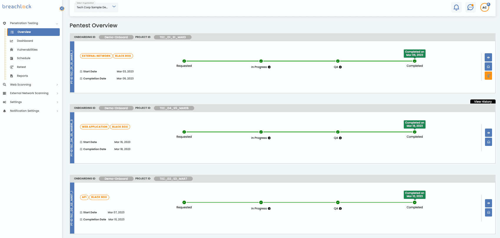 Breachlock Platform - BreachLock